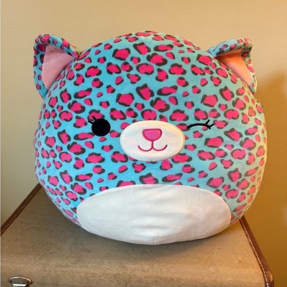 Squishmallows | Toys | Squishmallow Chelsea The Cheetah Winking | Poshmark